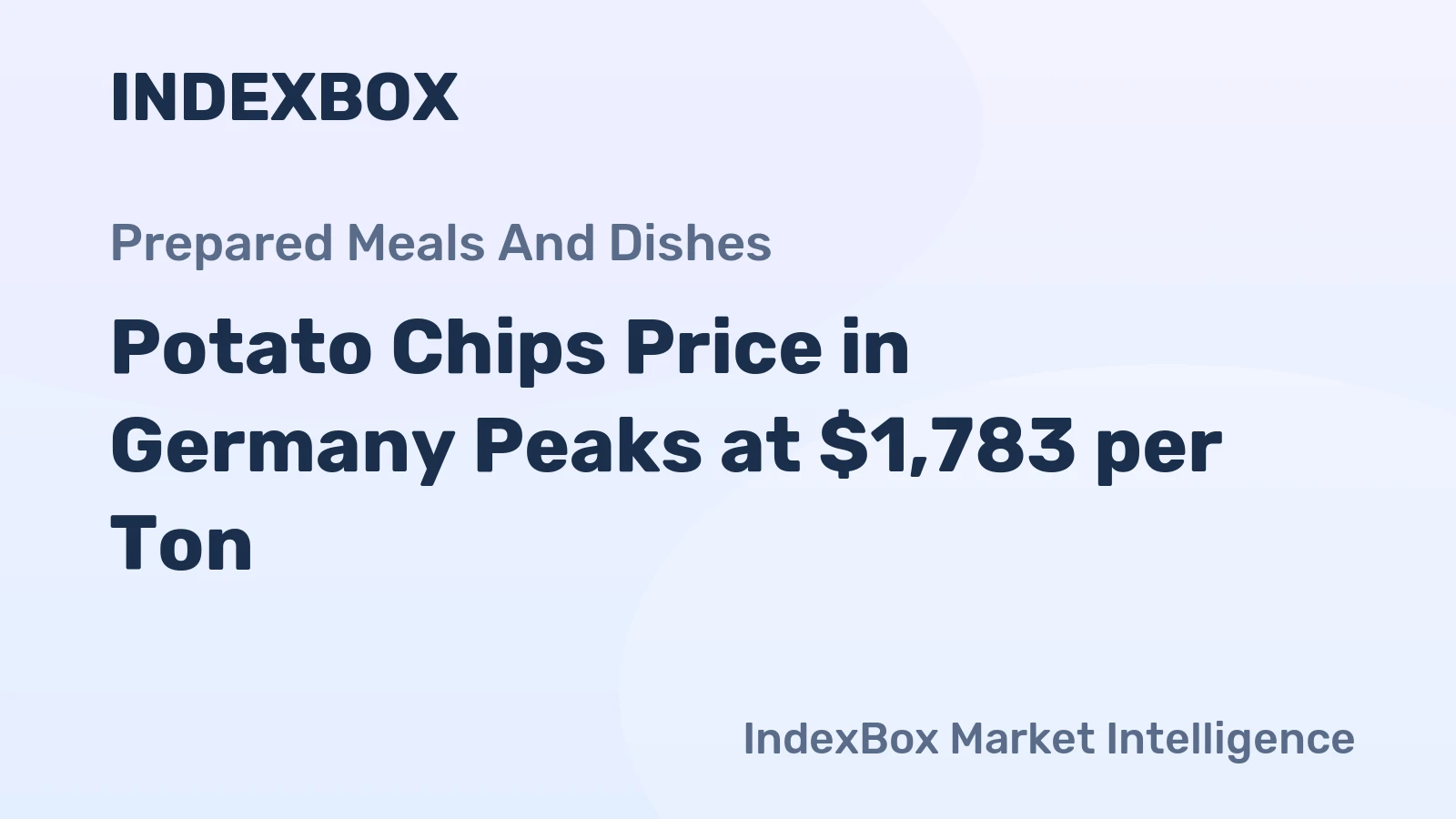 Potato Chips Price in Germany Peaks at $1,783 per Ton