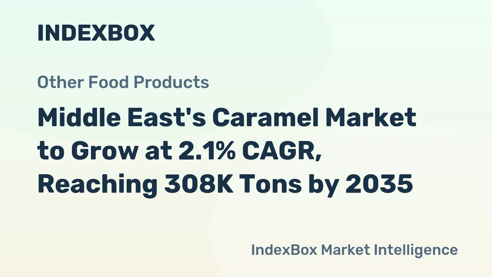 Middle East's Caramel Market to Grow at 2.1% CAGR, Reaching 308K Tons by 2035
