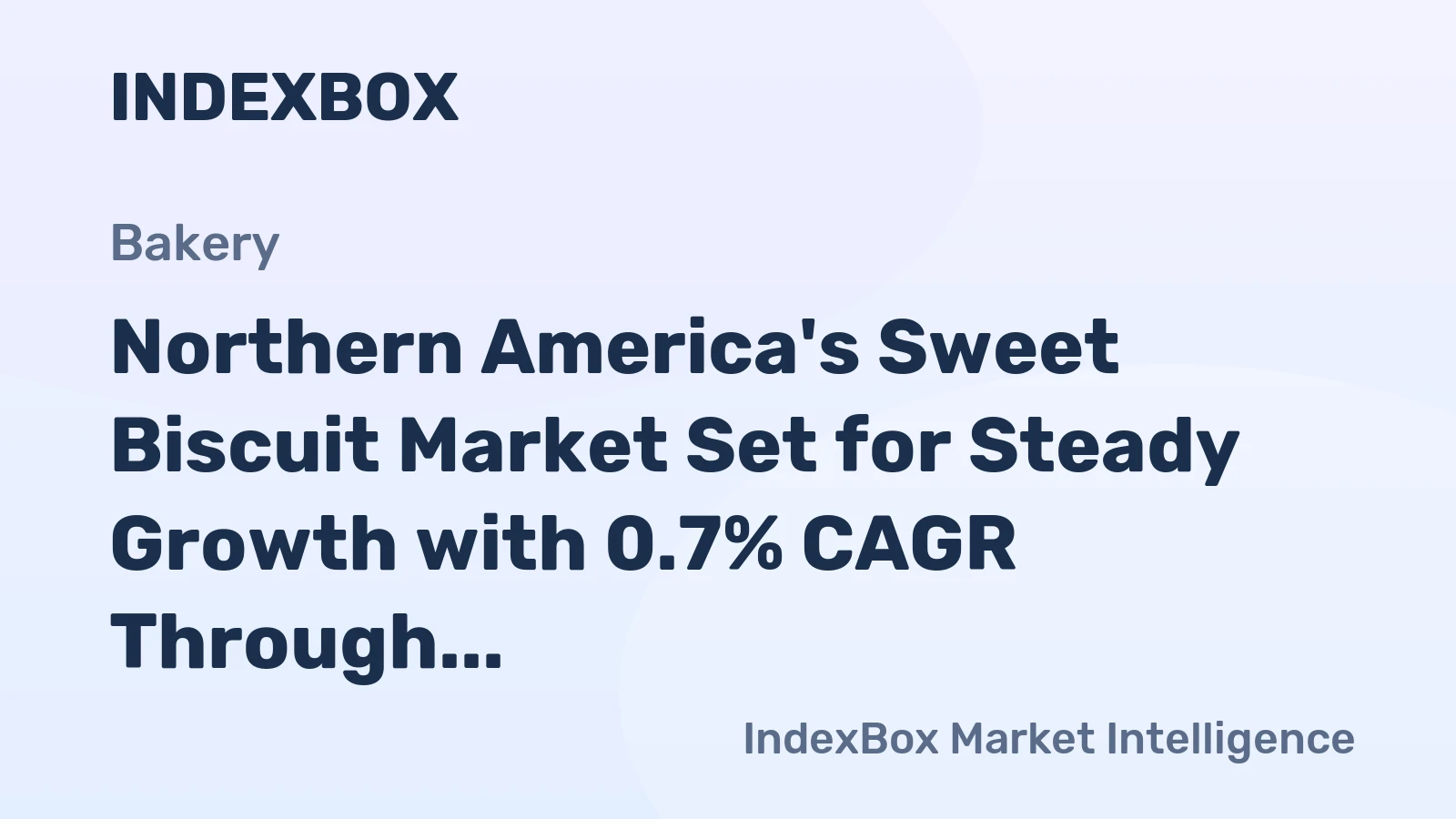 Northern America's Sweet Biscuit Market Set for Steady Growth with 0.7% CAGR Through 2035