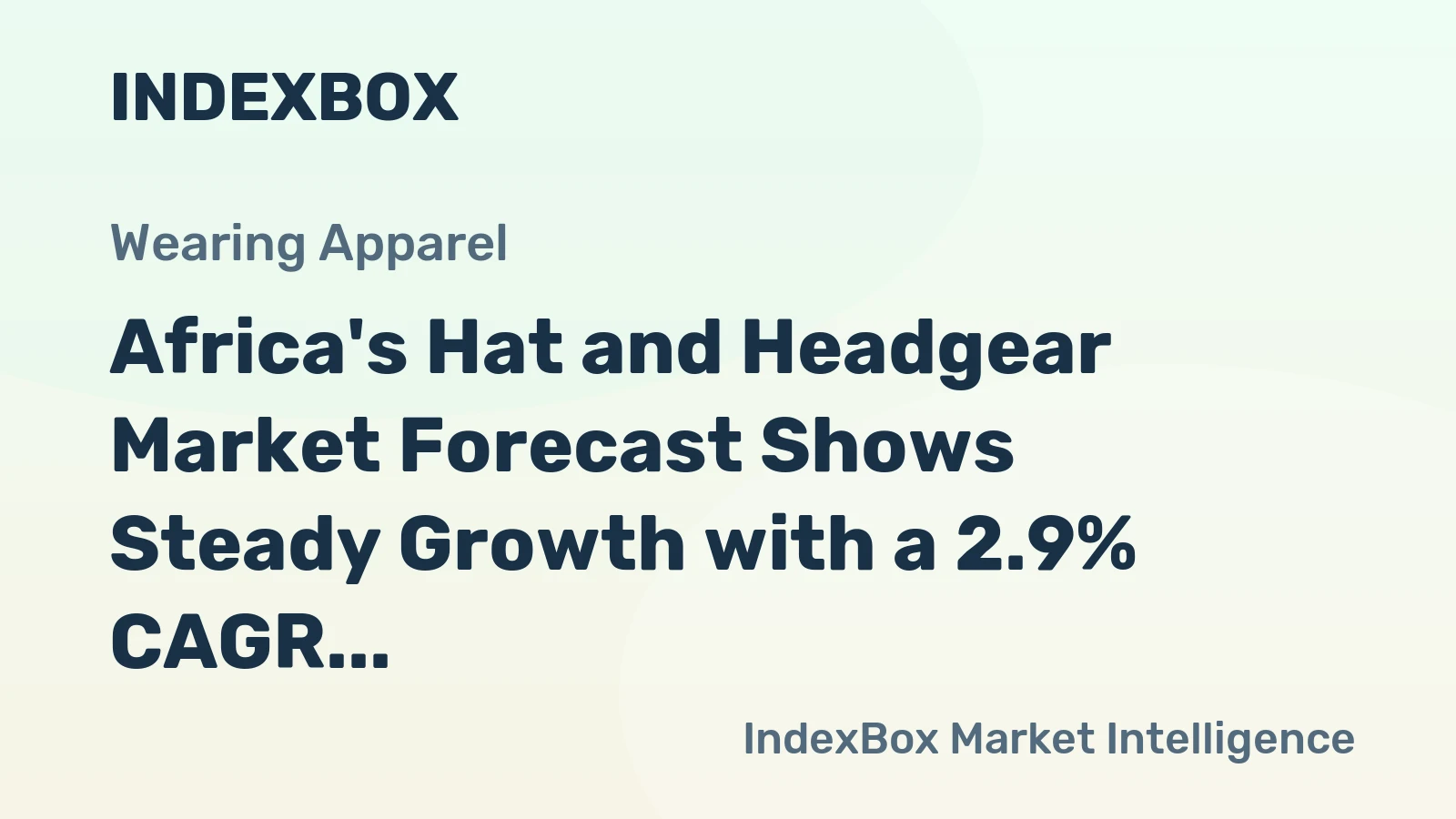 Africa's Hat and Headgear Market Forecast Shows Steady Growth with a 2.9% CAGR in Value Through 2035