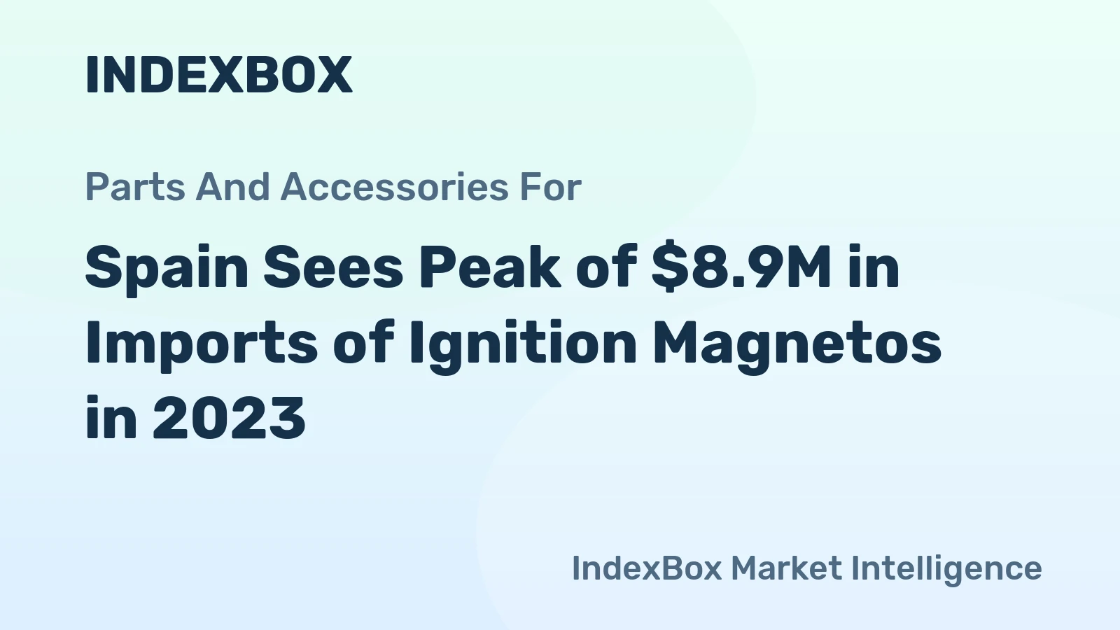 Spain Sees Peak of $8.9M in Imports of Ignition Magnetos in 2023