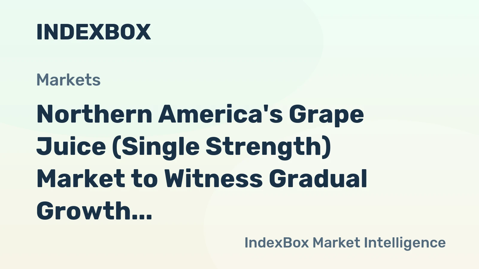 Northern America's Grape Juice (Single Strength) Market to Witness Gradual Growth with CAGR of +0.3% from 2024 to 2035