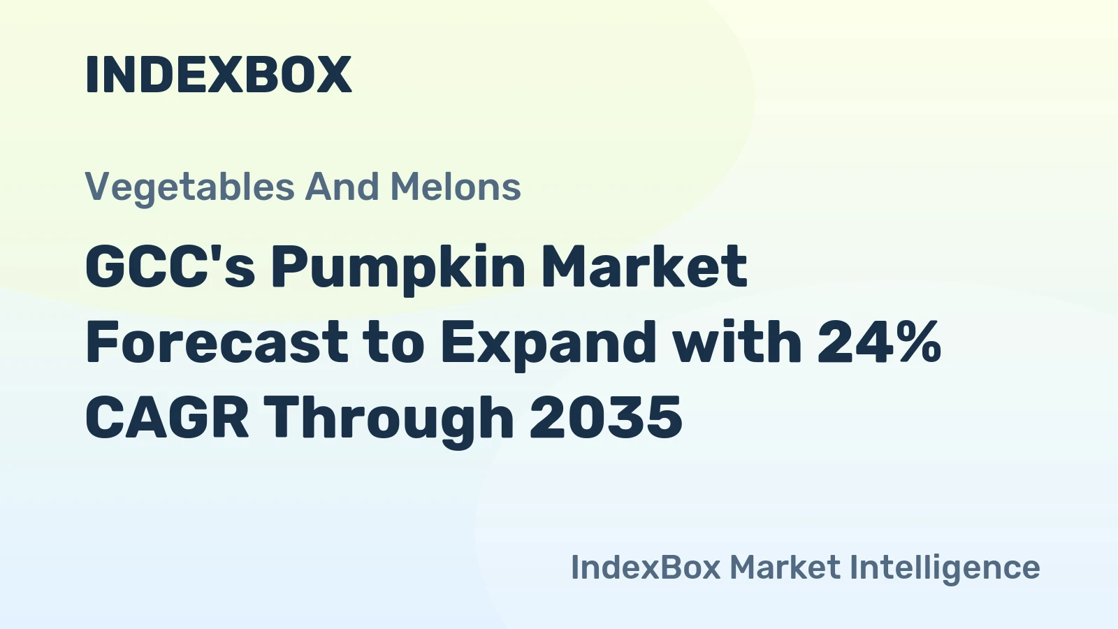 GCC's Pumpkin Market Forecast to Expand with 24% CAGR Through 2035