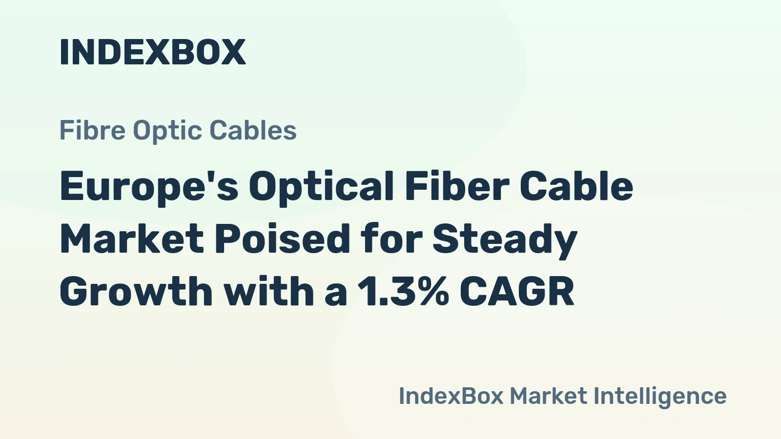 Europe's Optical Fiber Cable Market Poised for Steady Growth with a 1.3% CAGR
