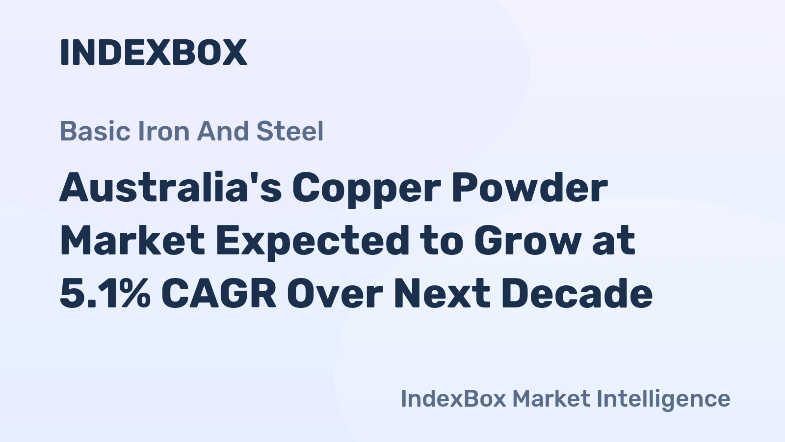 Australia's Copper Powder Market Expected to Grow at 5.1% CAGR Over Next Decade