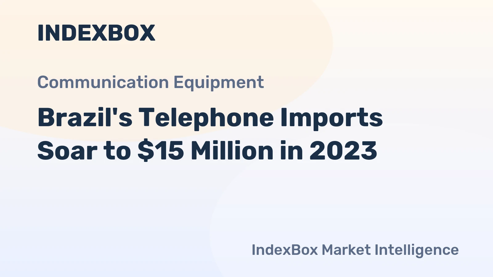 Brazil's Telephone Imports Soar to $15 Million in 2023
