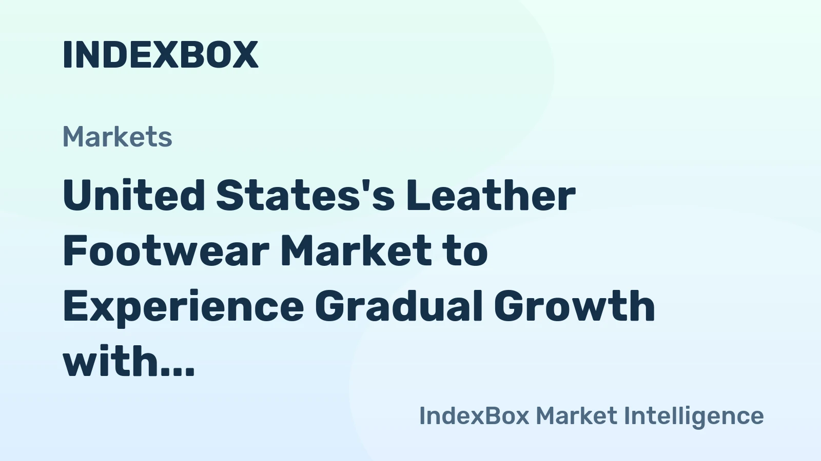 United States's Leather Footwear Market to Experience Gradual Growth with a CAGR of +0.4% from 2024 to 2035