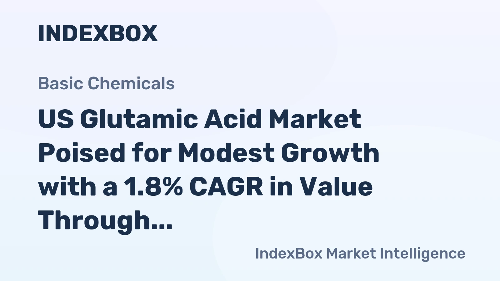 US Glutamic Acid Market Poised for Modest Growth with a 1.8% CAGR in Value Through 2035