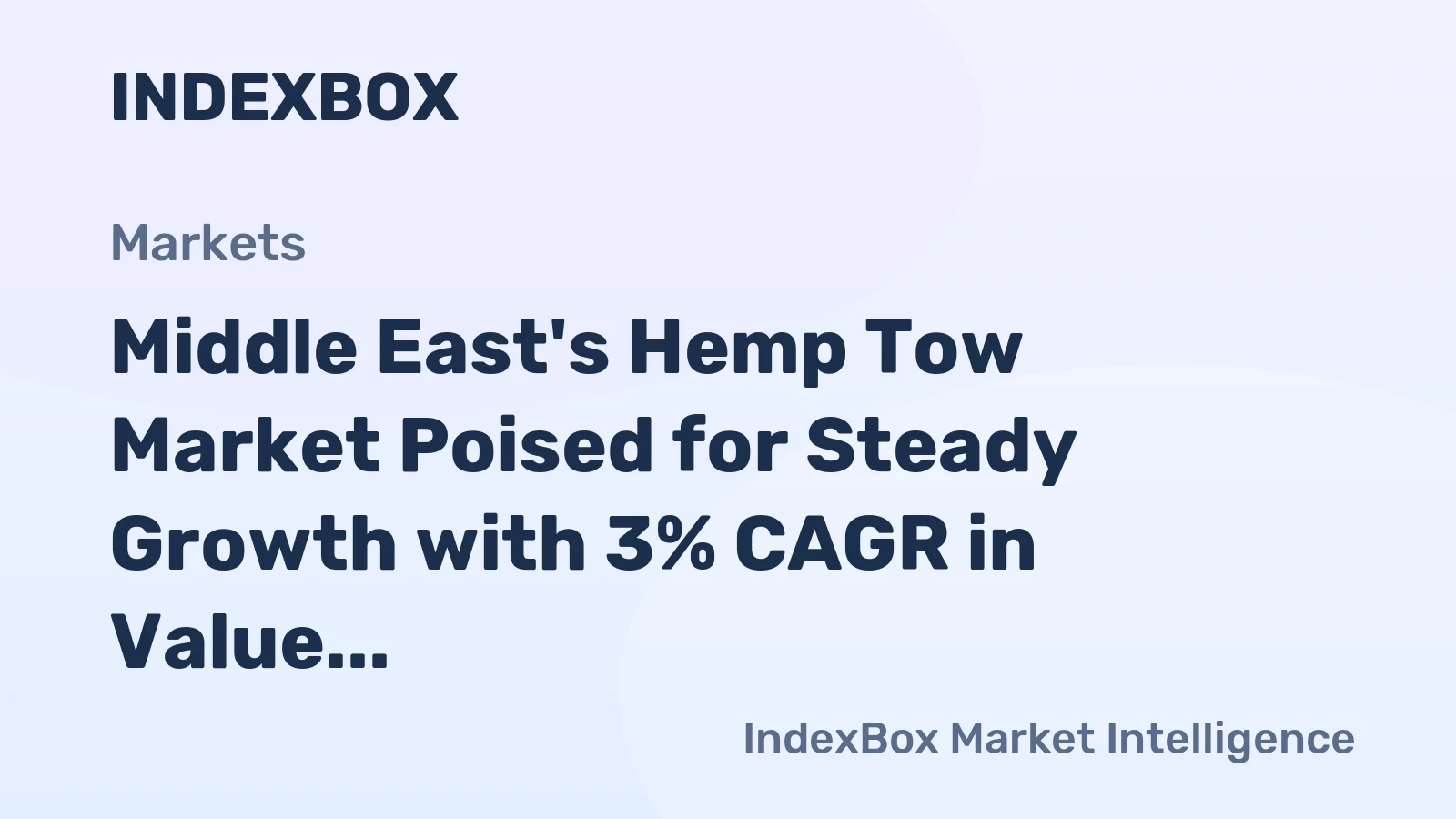 Middle East's Hemp Tow Market Poised for Steady Growth with 3% CAGR in Value Through 2035