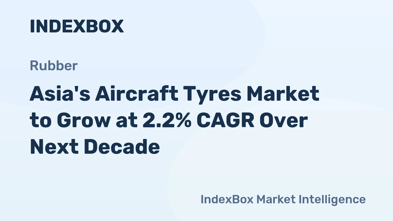 Asia's Aircraft Tyres Market to Grow at 2.2% CAGR Over Next Decade