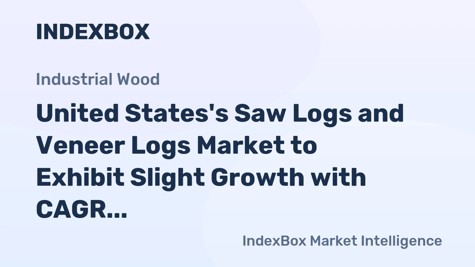 United States's Saw Logs and Veneer Logs Market to Exhibit Slight Growth with CAGR of +0.1% Over Next Decade