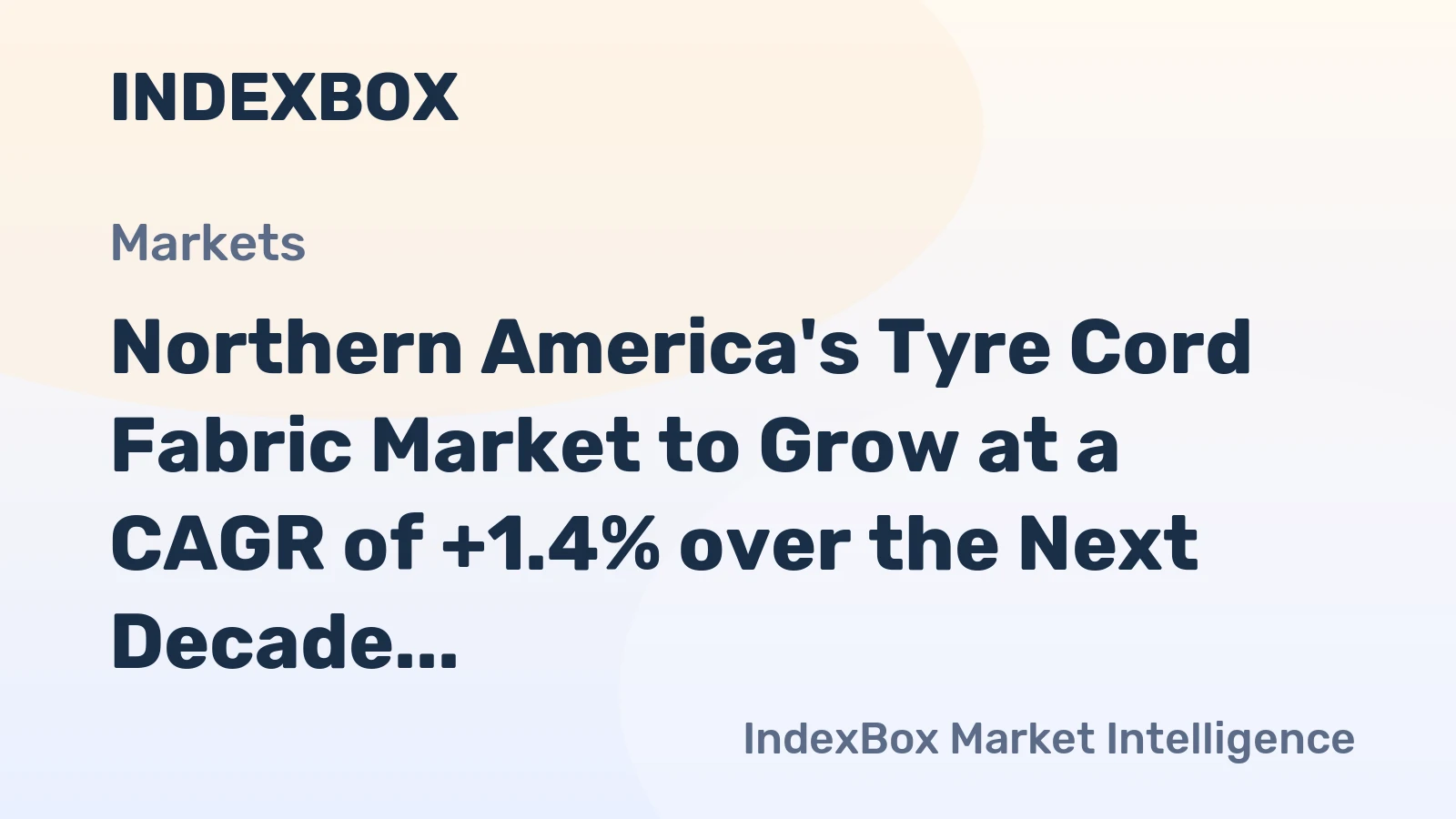 Northern America's Tyre Cord Fabric Market to Grow at a CAGR of +1.4% over the Next Decade