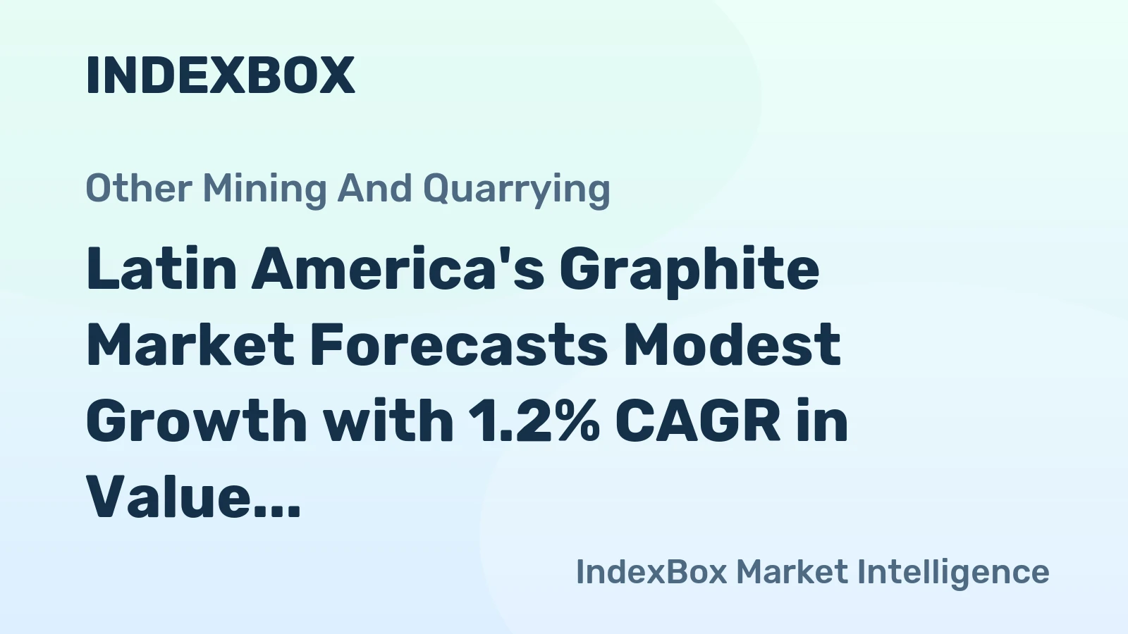 Latin America's Graphite Market Forecasts Modest Growth with 1.2% CAGR in Value to 2035