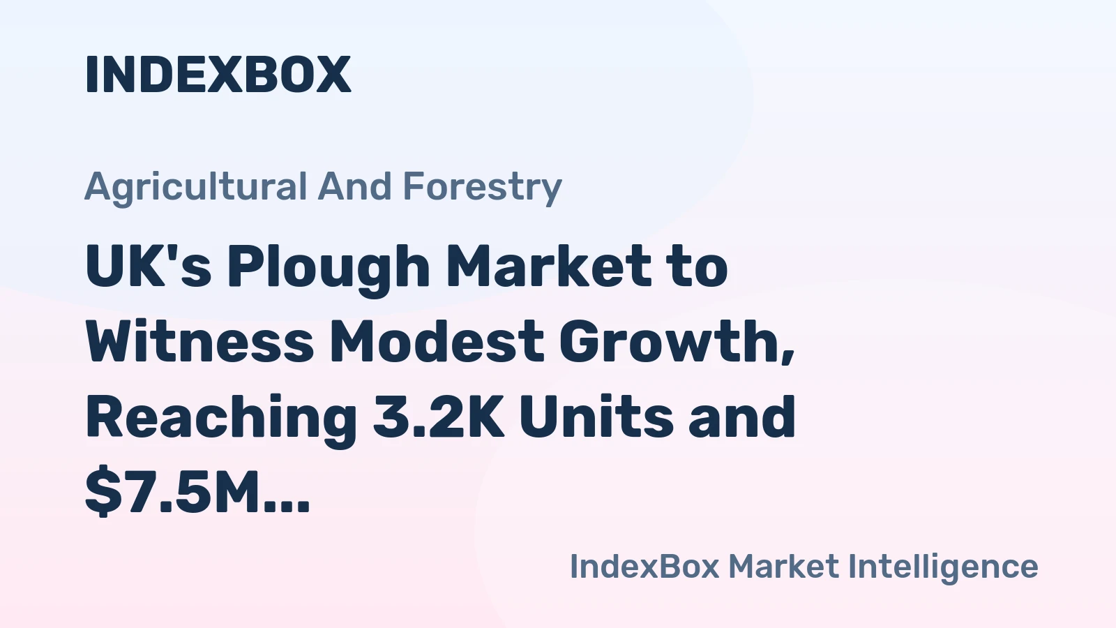 UK's Plough Market to Witness Modest Growth, Reaching 3.2K Units and $7.5M by 2035