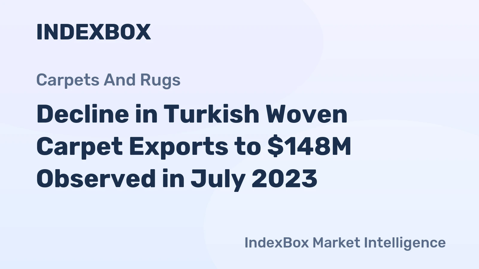 Decline in Turkish Woven Carpet Exports to $148M Observed in July 2023