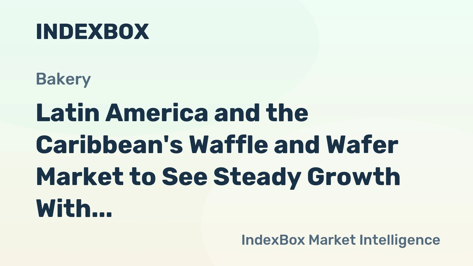 Latin America and the Caribbean's Waffle and Wafer Market to See Steady Growth With 13% CAGR Through 2035