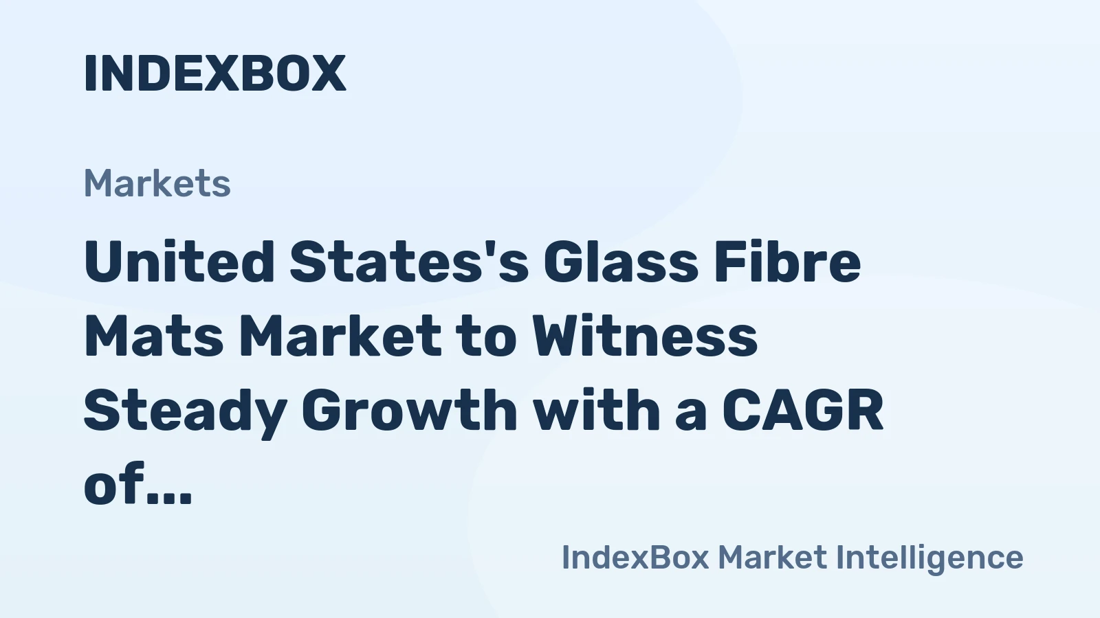 United States's Glass Fibre Mats Market to Witness Steady Growth with a CAGR of +0.4% from 2024 to 2035