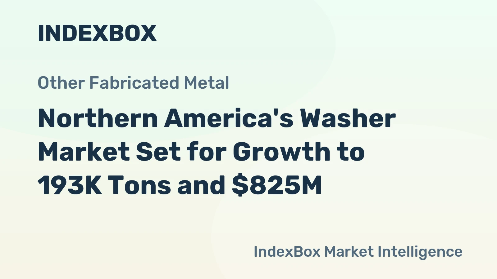 Northern America's Washer Market Set for Growth to 193K Tons and $825M