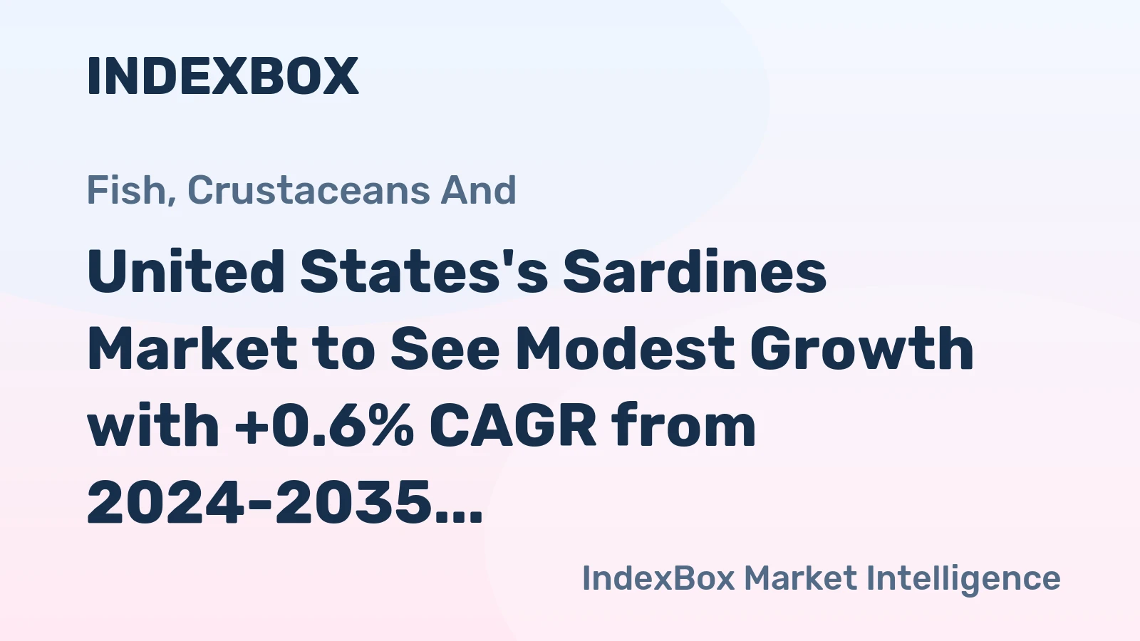 United States's Sardines Market to See Modest Growth with +0.6% CAGR from 2024-2035