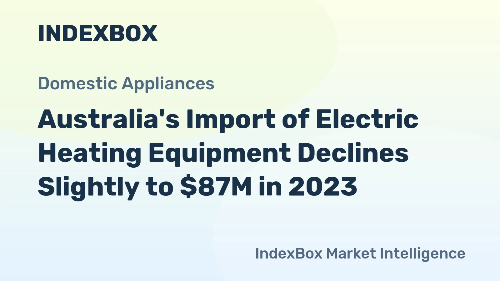 Australia's Import of Electric Heating Equipment Declines Slightly to $87M in 2023
