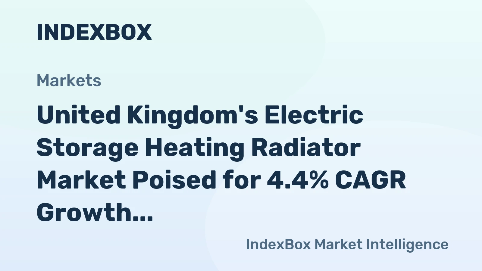 United Kingdom's Electric Storage Heating Radiator Market Poised for 4.4% CAGR Growth Through 2035
