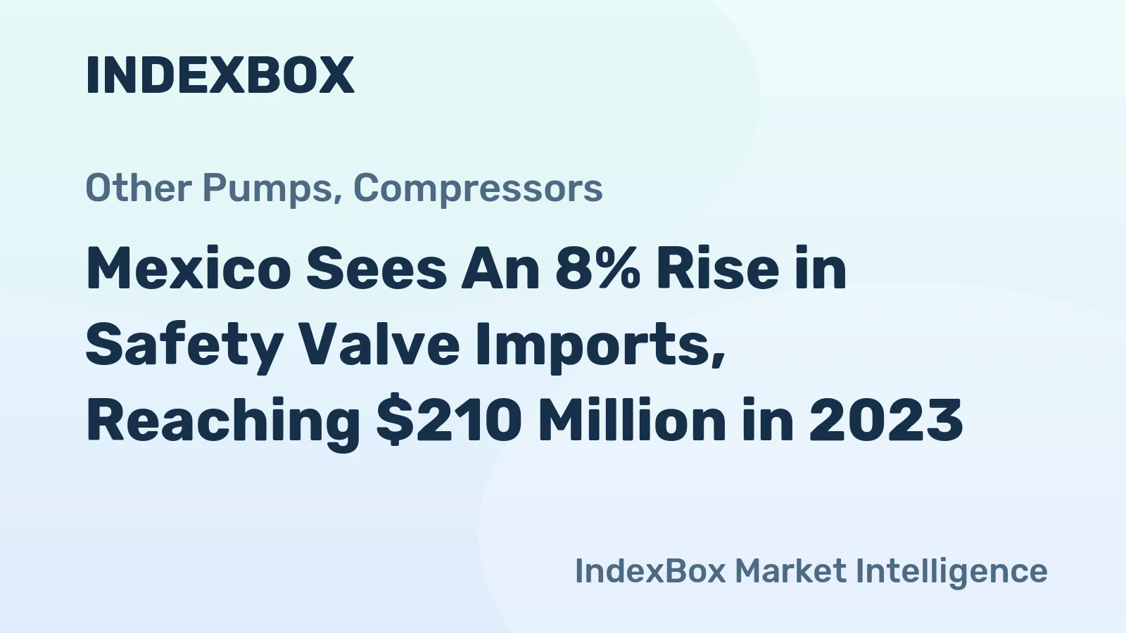 Mexico Sees An 8% Rise in Safety Valve Imports, Reaching $210 Million in 2023