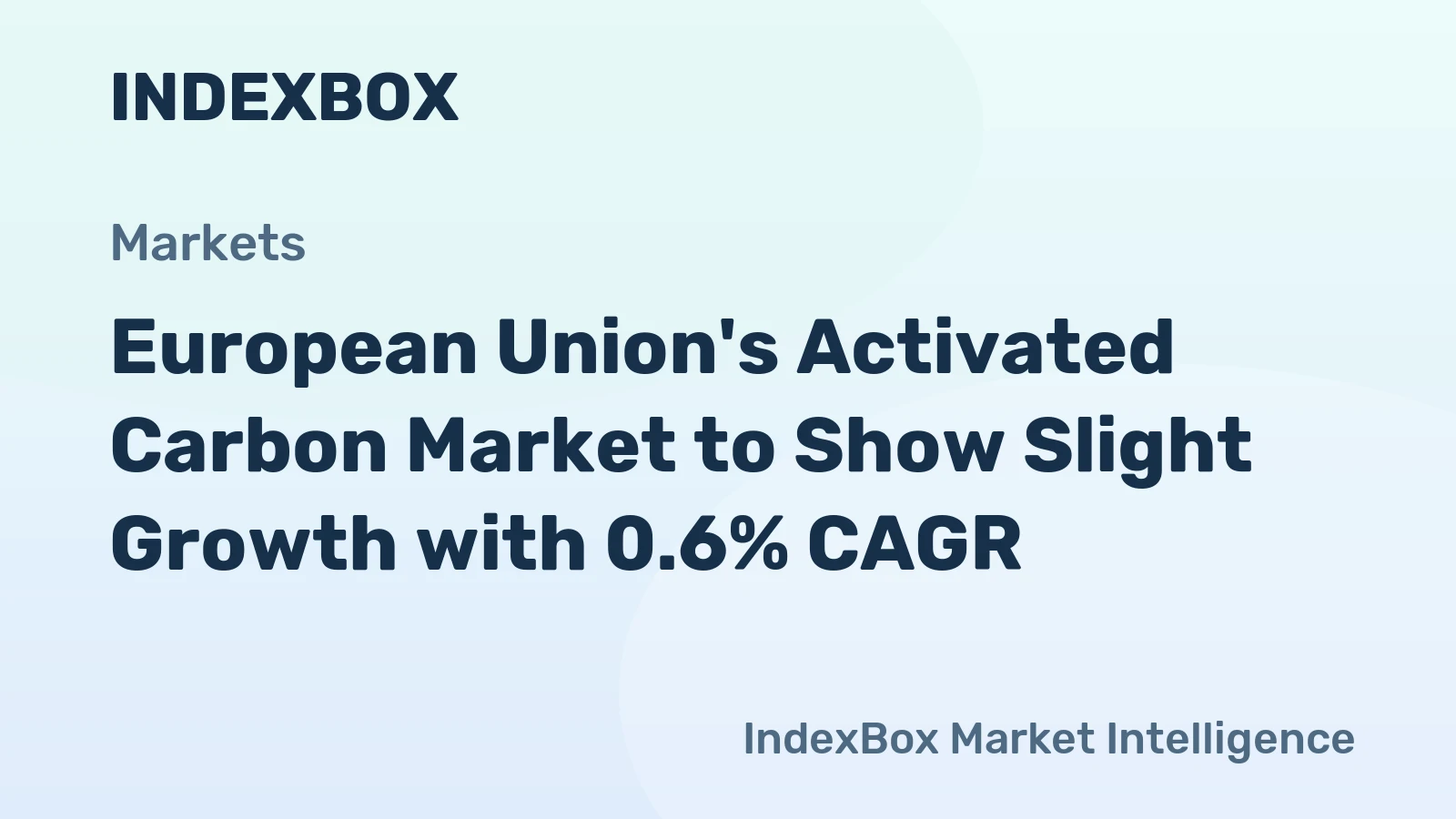 European Union's Activated Carbon Market to Show Slight Growth with 0.6% CAGR