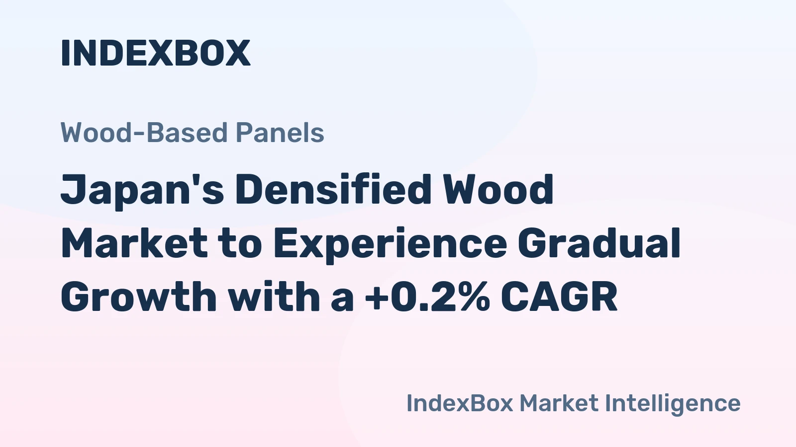 Japan's Densified Wood Market to Experience Gradual Growth with a +0.2% CAGR