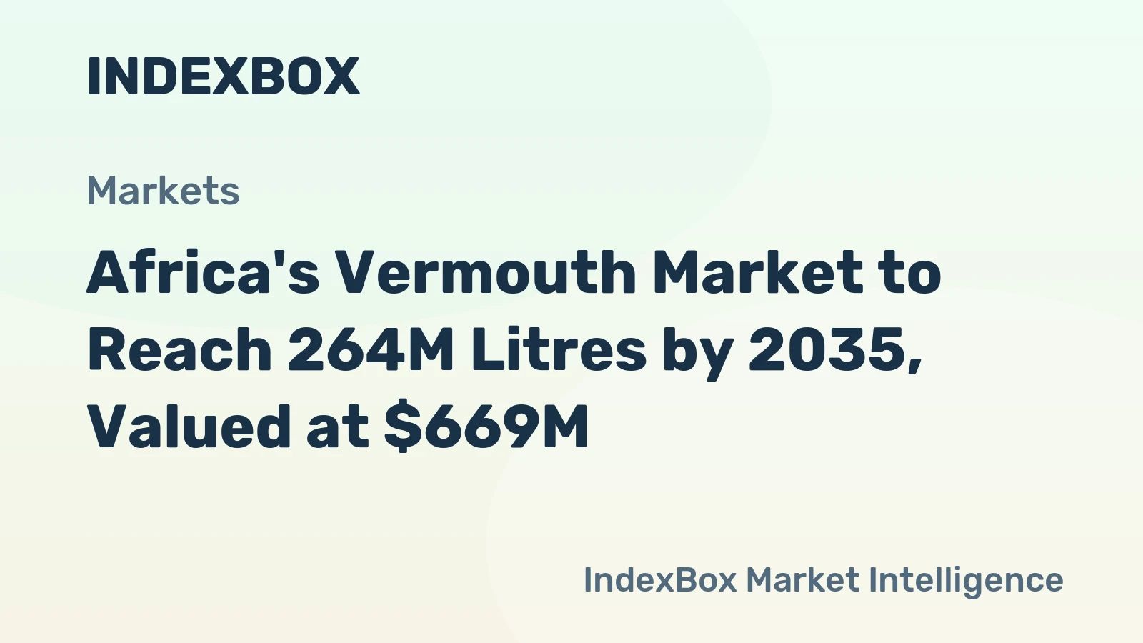 Africa's Vermouth Market to Reach 264M Litres by 2035, Valued at $669M
