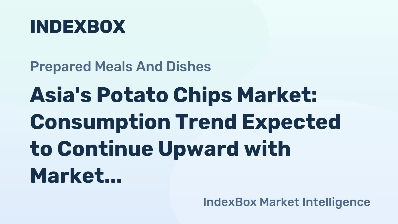 Asia's Potato Chips Market: Consumption Trend Expected to Continue Upward with Market Volume Reaching 10M Tons and Value Reaching $50.4B by 2035
