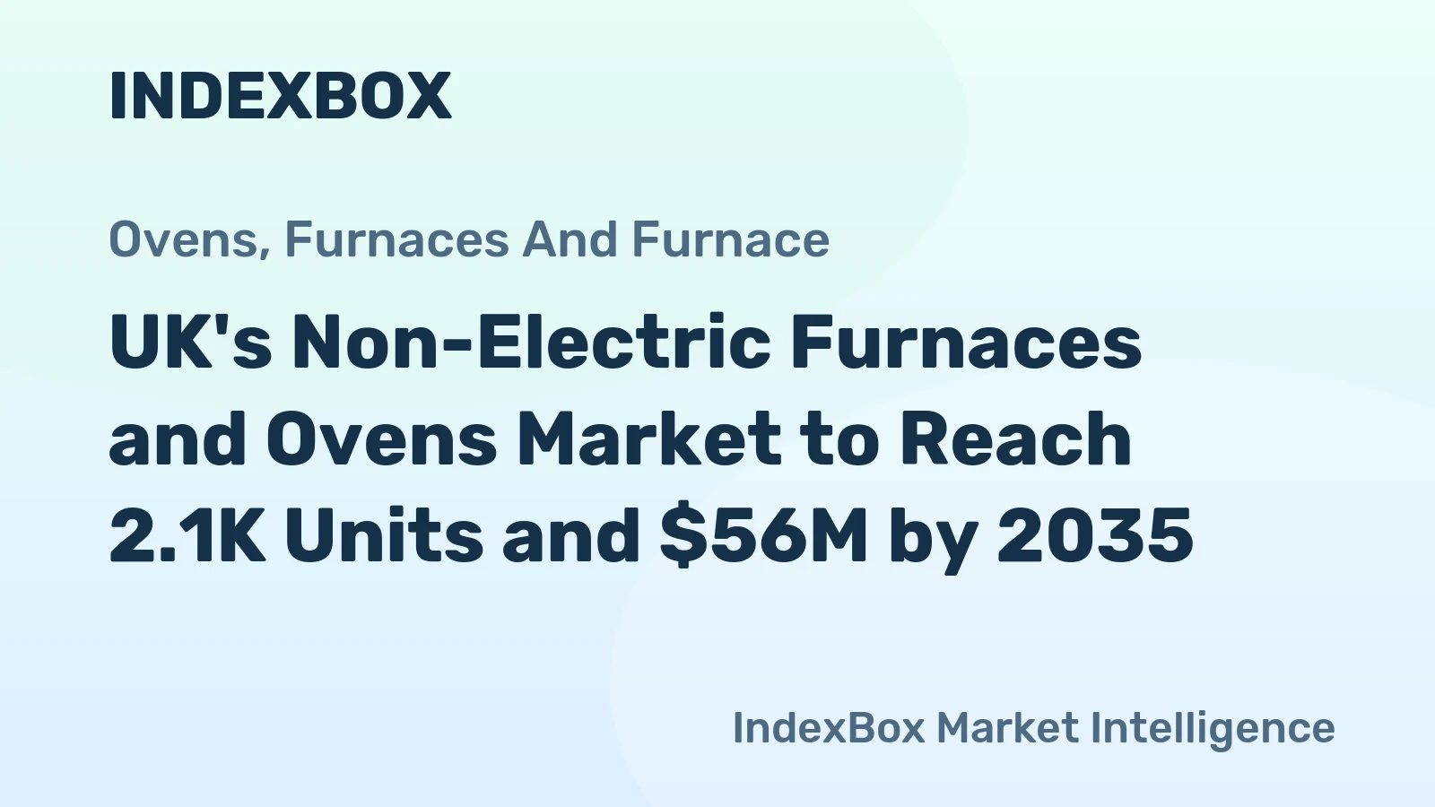 UK's Non-Electric Furnaces and Ovens Market to Reach 2.1K Units and $56M by 2035