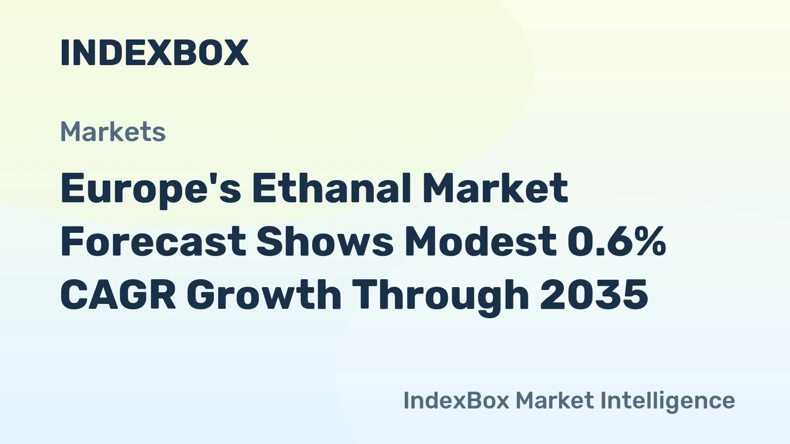 Europe's Ethanal Market Forecast Shows Modest 0.6% CAGR Growth Through 2035