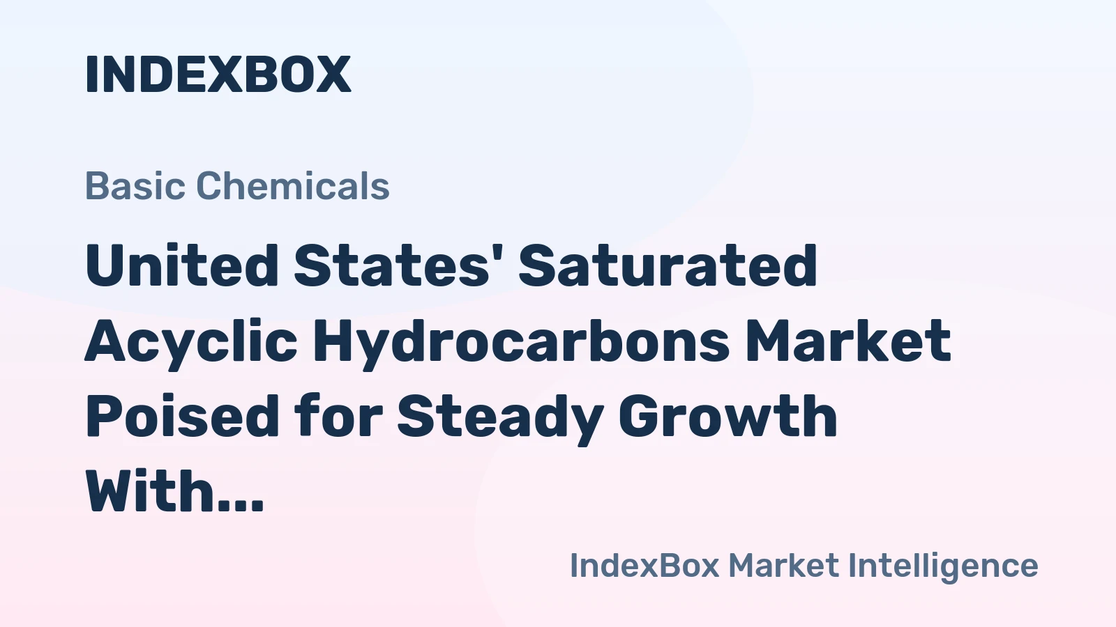 United States' Saturated Acyclic Hydrocarbons Market Poised for Steady Growth With 3% CAGR in Value