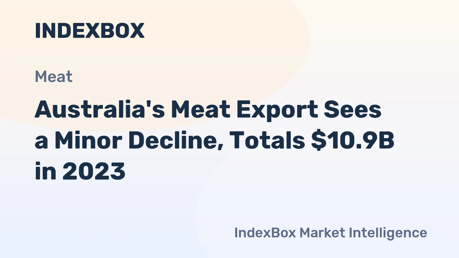 Australia's Meat Export Sees a Minor Decline, Totals $10.9B in 2023