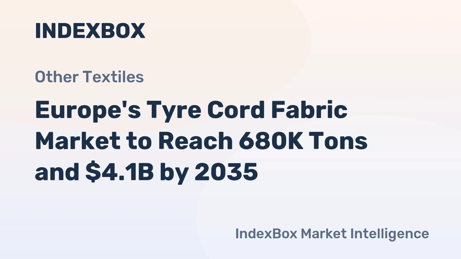 Europe's Tyre Cord Fabric Market to Reach 680K Tons and $4.1B by 2035