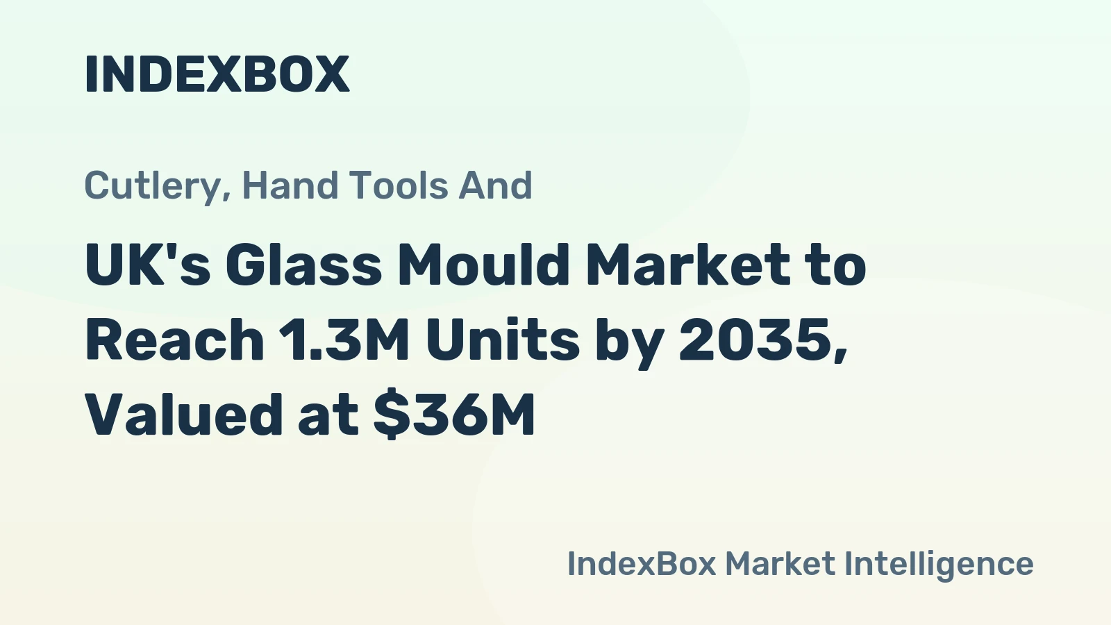 UK's Glass Mould Market to Reach 1.3M Units by 2035, Valued at $36M