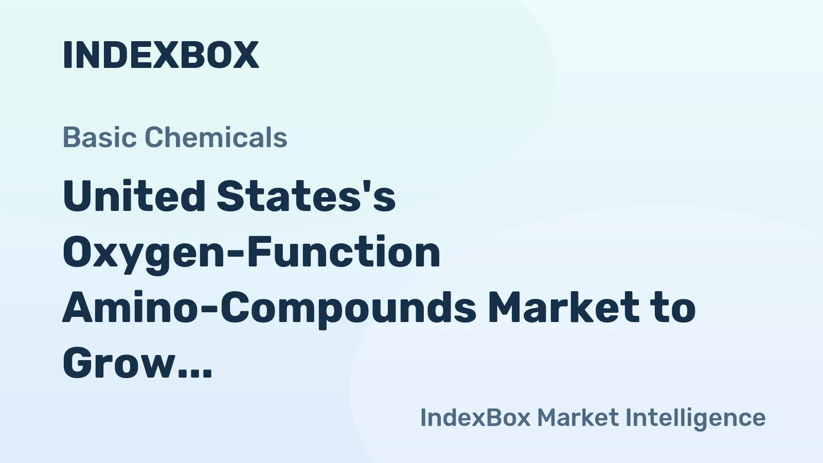 United States's Oxygen-Function Amino-Compounds Market to Grow at 1.4% CAGR, Reaching 841K Tons by 2035