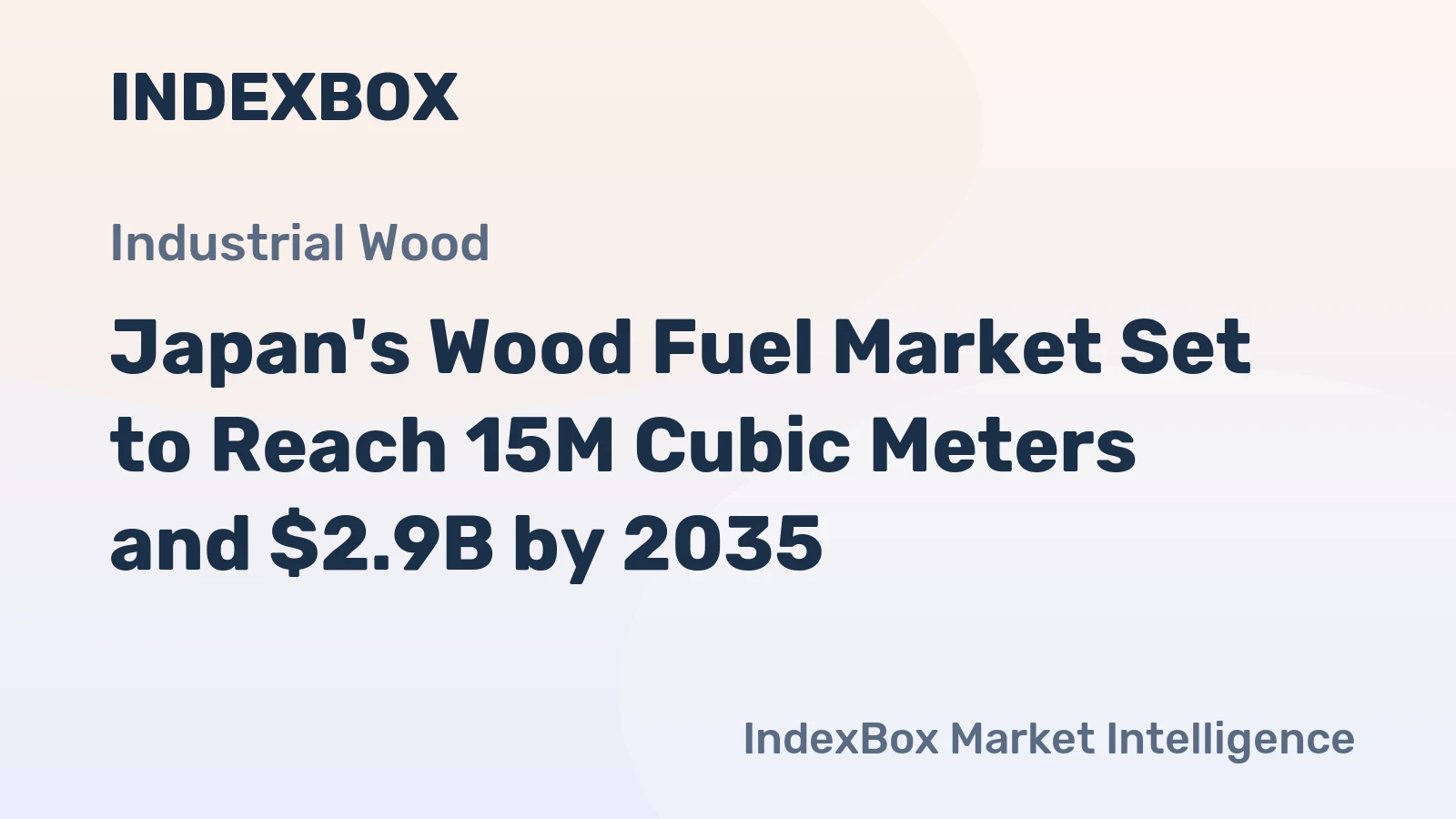 Japan's Wood Fuel Market Set to Reach 15M Cubic Meters and $2.9B by 2035