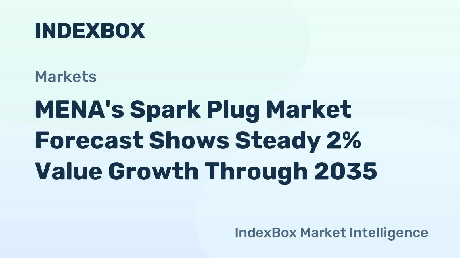 MENA's Spark Plug Market Forecast Shows Steady 2% Value Growth Through 2035