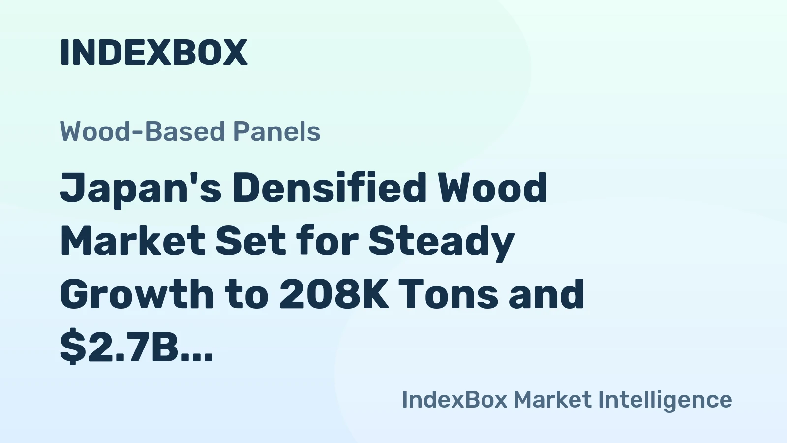 Japan's Densified Wood Market Set for Steady Growth to 208K Tons and $2.7B by 2035