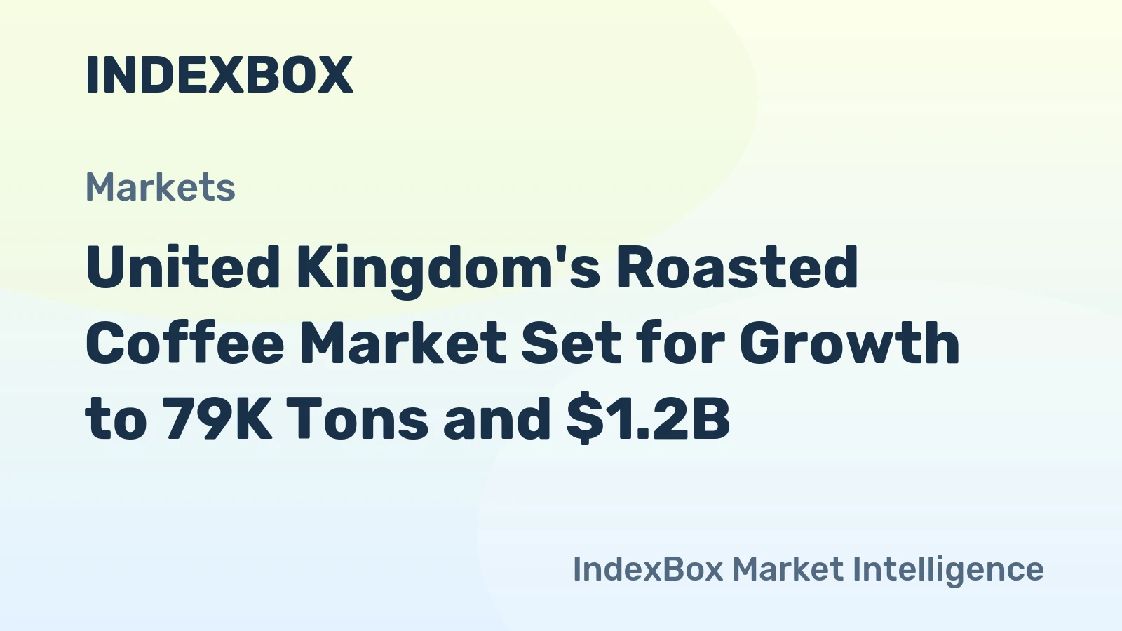 United Kingdom's Roasted Coffee Market Set for Growth to 79K Tons and $1.2B