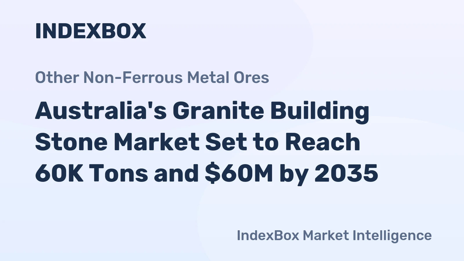 Australia's Granite Building Stone Market Set to Reach 60K Tons and $60M by 2035