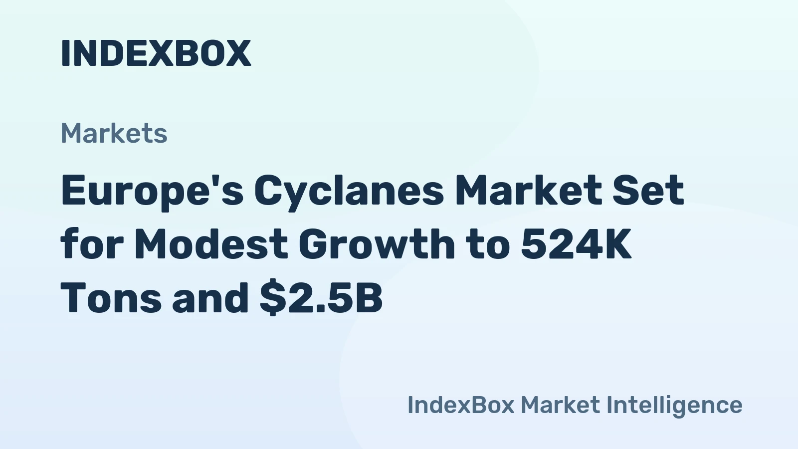 Europe's Cyclanes Market Set for Modest Growth to 524K Tons and $2.5B