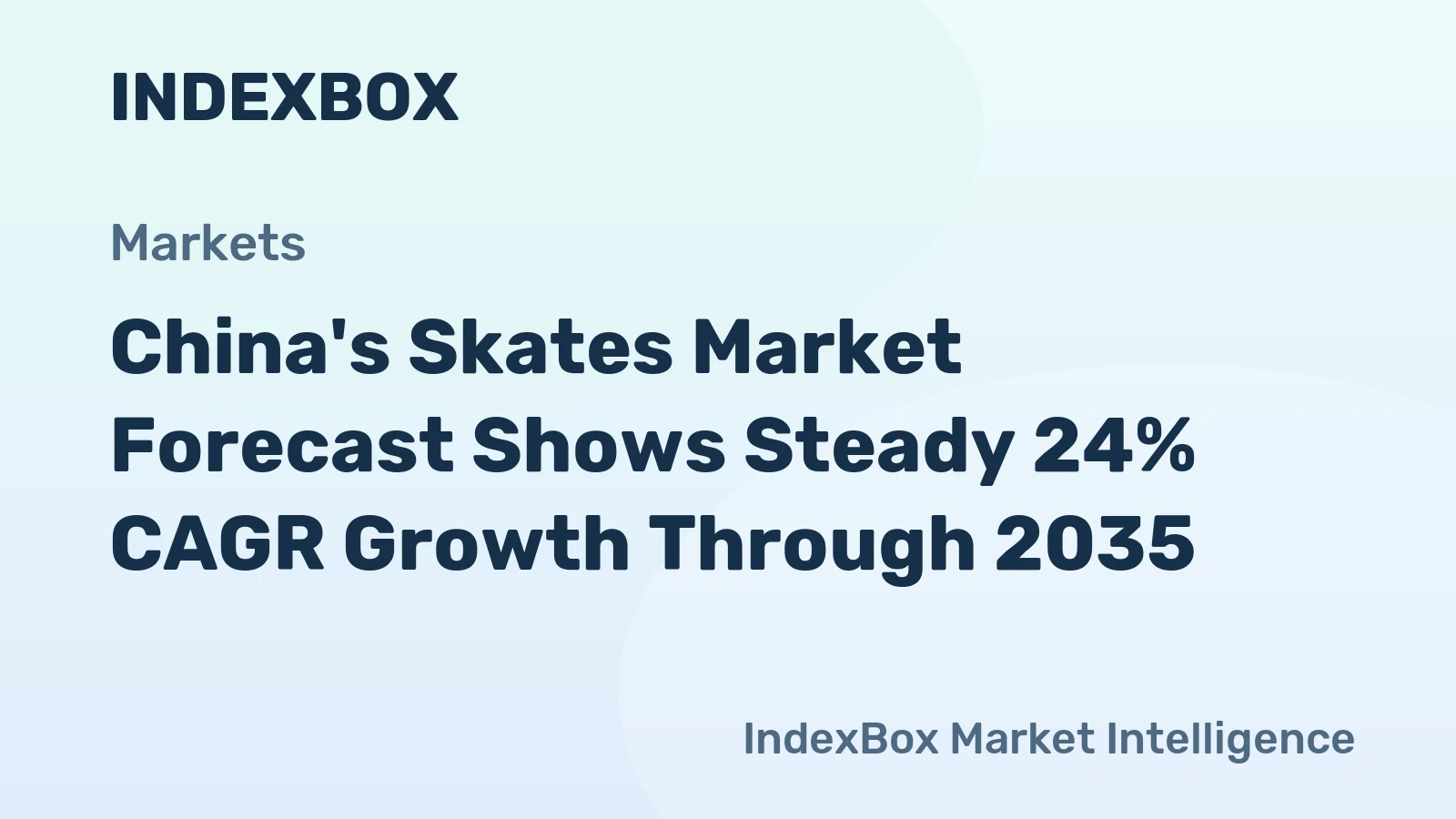 China's Skates Market Forecast Shows Steady 24% CAGR Growth Through 2035