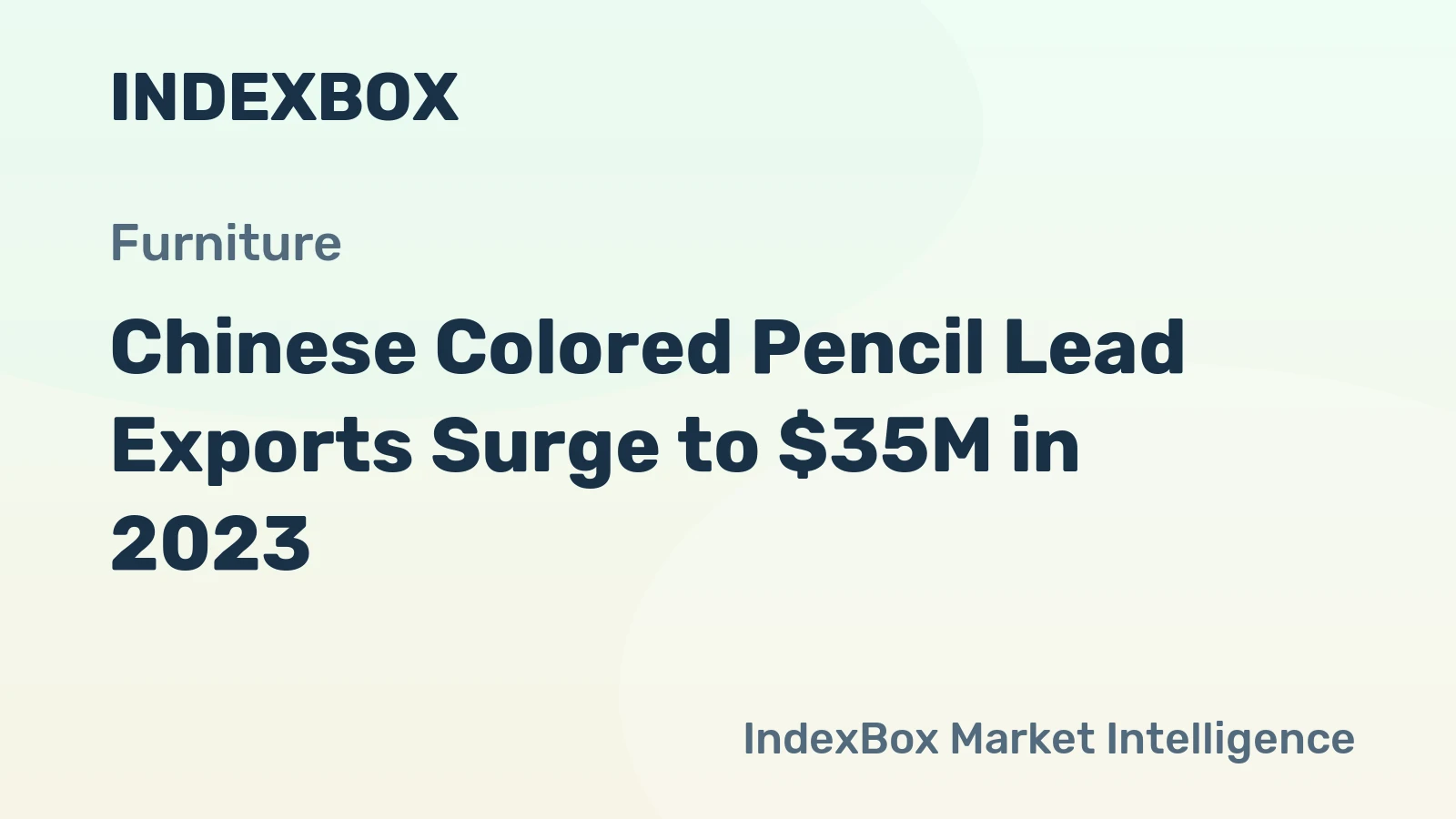 Chinese Colored Pencil Lead Exports Surge to $35M in 2023