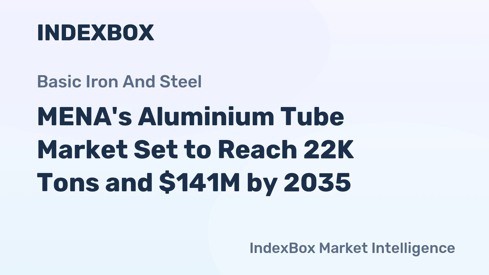 MENA's Aluminium Tube Market Set to Reach 22K Tons and $141M by 2035