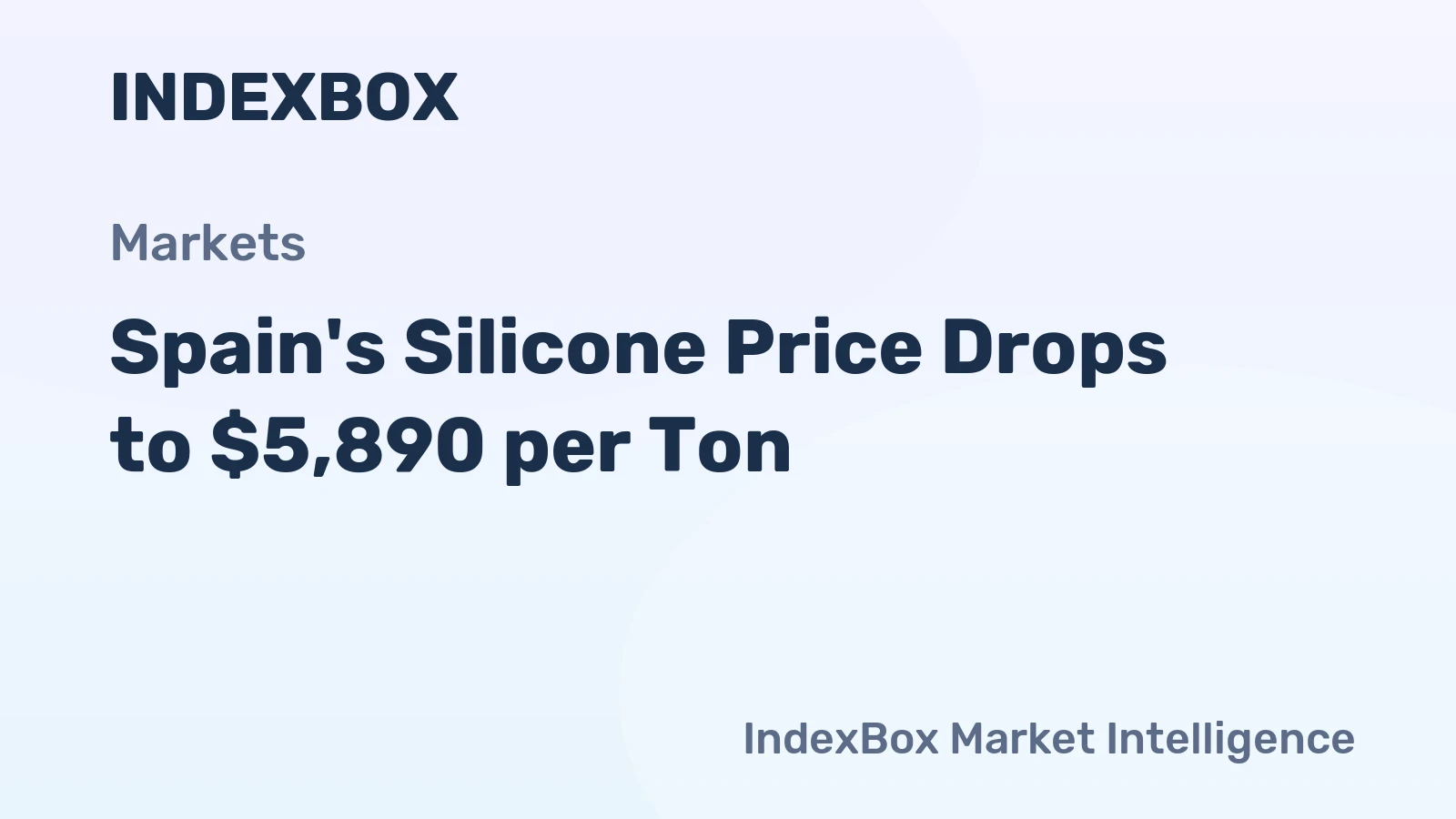 Spain's Silicone Price Drops to $5,890 per Ton