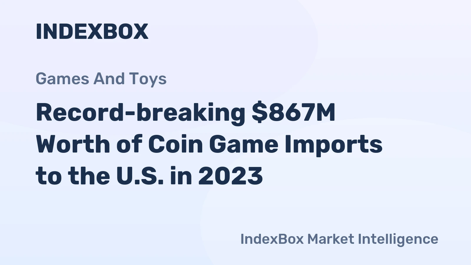 Record-breaking $867M Worth of Coin Game Imports to the U.S. in 2023