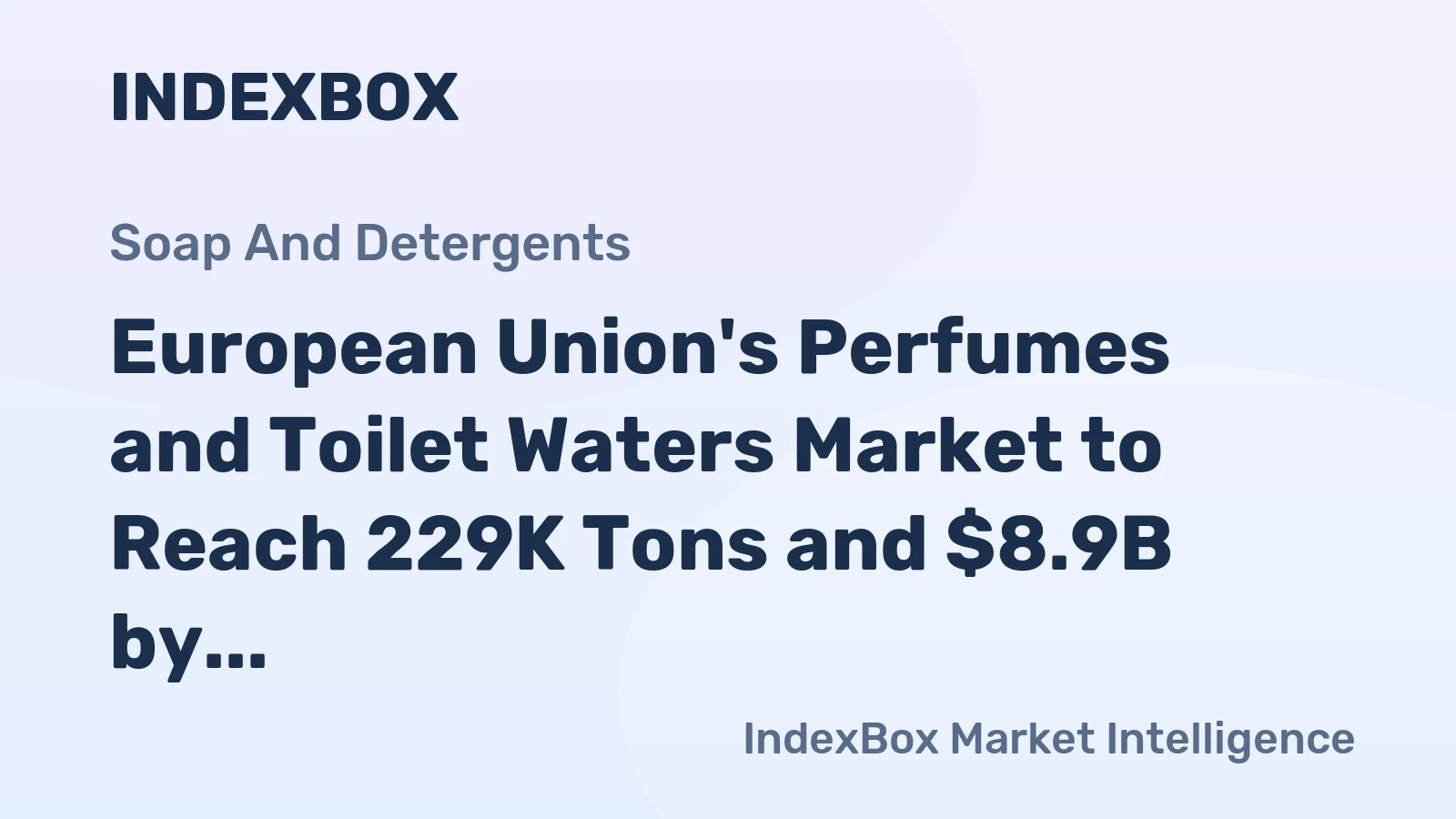 European Union's Perfumes and Toilet Waters Market to Reach 229K Tons and $8.9B by 2035