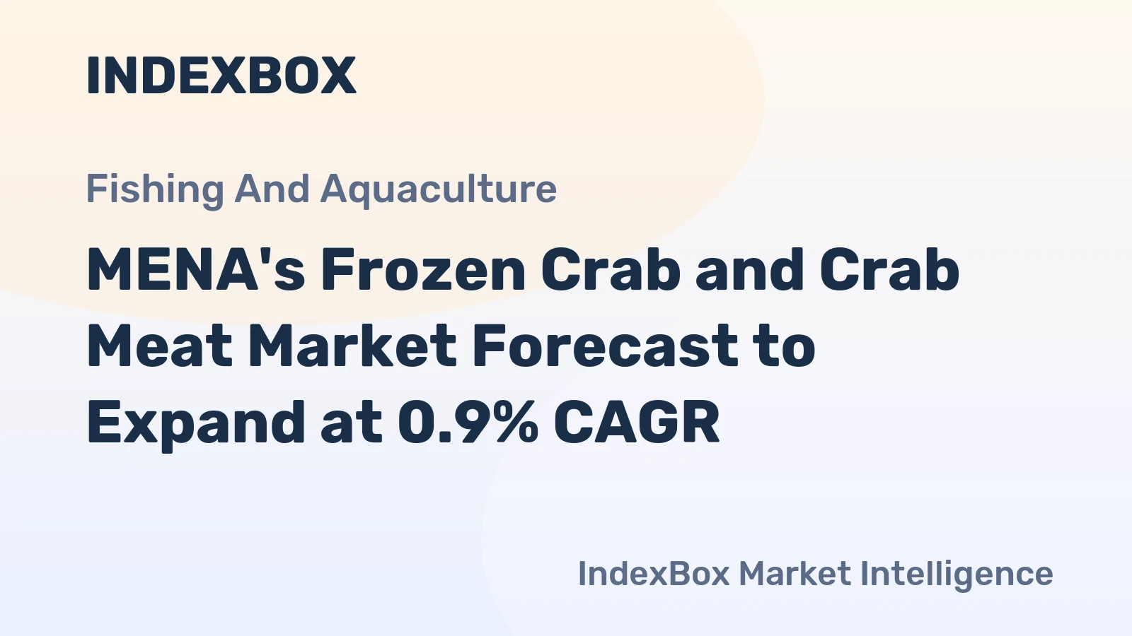 MENA's Frozen Crab and Crab Meat Market Forecast to Expand at 0.9% CAGR